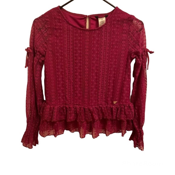 bebe | Shirts & Tops | Bebe Girls Brand Lace Top | Poshmark